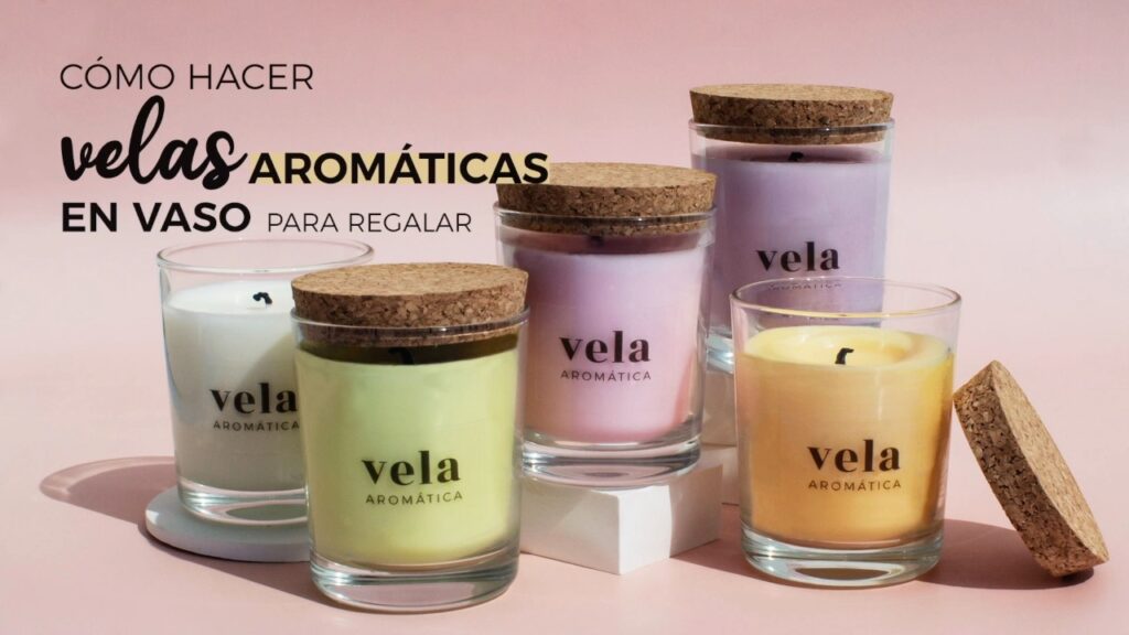 Velas aromáticas en vaso para regalar - Gran Velada México